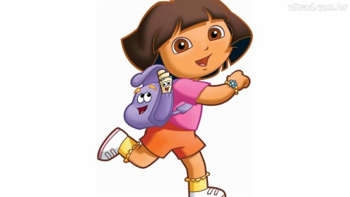 Dora The Explorer Back (#3105220) - HD Wallpaper & Backgrounds Download