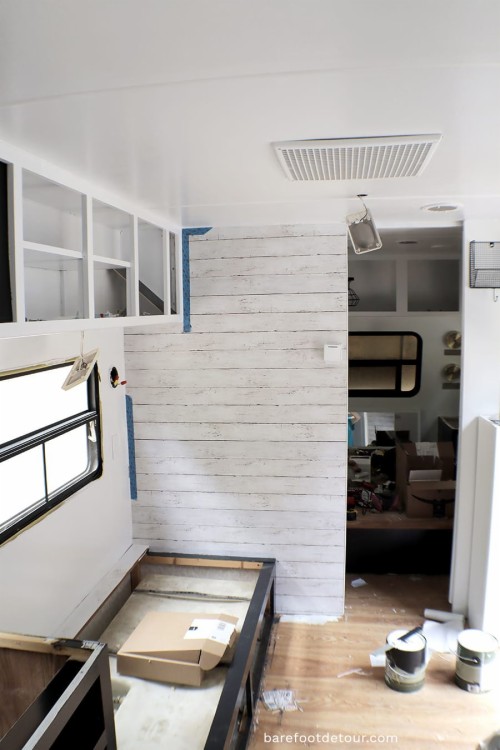 Faux Shiplap For Rv Camper - Rv Accent Wall (#3107420) - HD Wallpaper ...