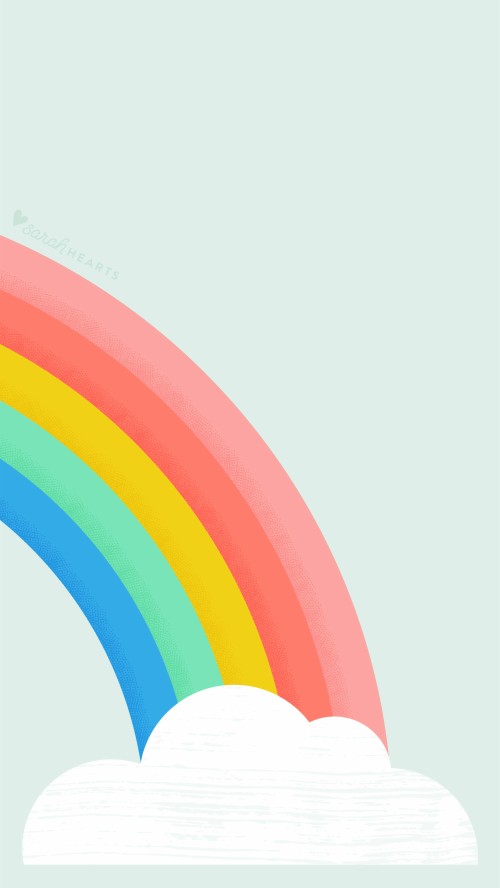 Home Screen Wallpaper Rainbow (#3140838) - HD Wallpaper & Backgrounds ...