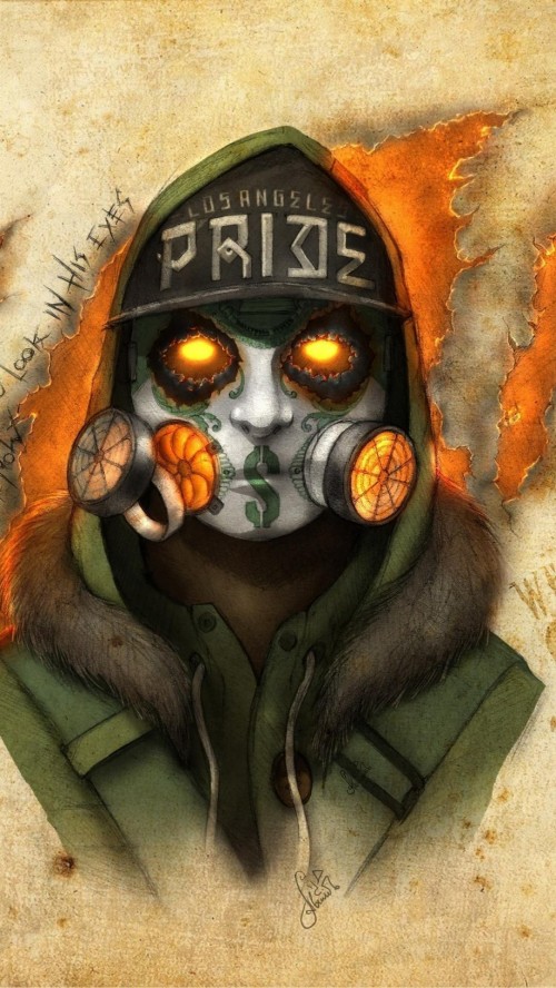 Hollywood Undead Mask Art (#3170375) - HD Wallpaper & Backgrounds Download