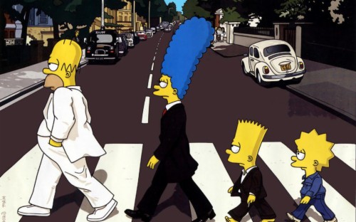 Abbey Road Hd Wallpaper - Simpsons Abbey Road (#3177315) - HD Wallpaper ...