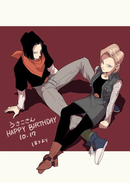Android 17 And 18 Birthday (#3205479) - HD Wallpaper & Backgrounds Download