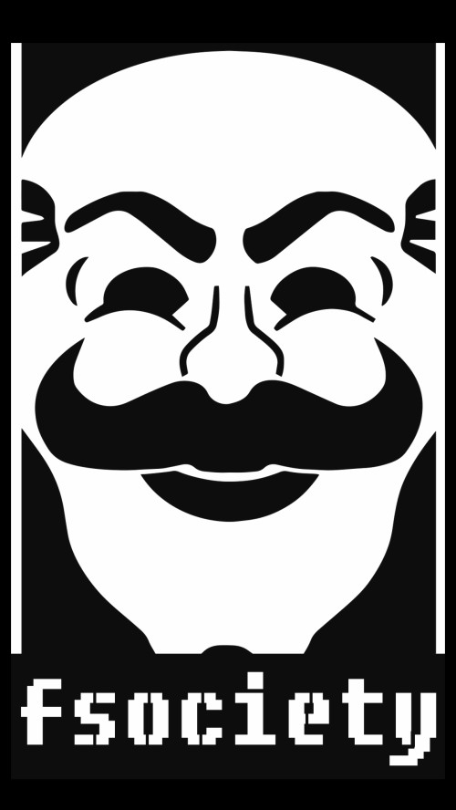 4 Stickers Mr Robot Logo Fsociety Mask Decal Logo Vinyl - Mr Robot ...