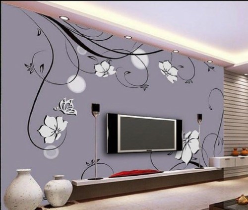 Simple Tv Unit Wallpaper Designs (#3235035) - HD Wallpaper ...