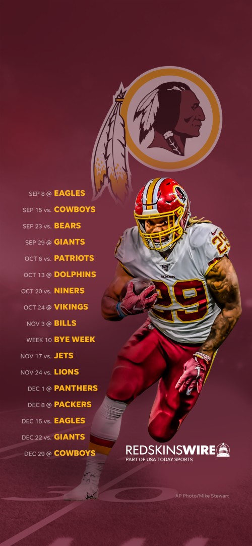 Washington Redskins 2019 Schedule (#3244116) - HD Wallpaper ...