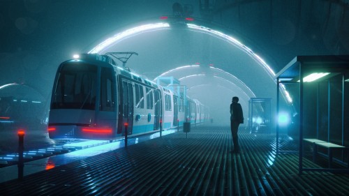 Beeple Crap Train (#3245295) - HD Wallpaper & Backgrounds Download