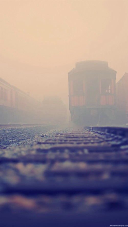 City Fog Train Road Wallpapers Hd - Rails Background (#3246260) - HD ...