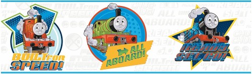 Thomas Amp Friends Wall Decor Kids Wallpaper Border - Thomas And ...