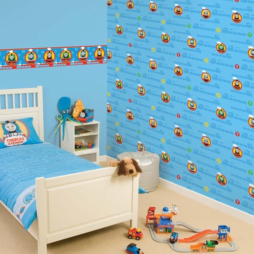 Thomas Amp Friends Wall Decor Kids Wallpaper Border - Thomas And ...
