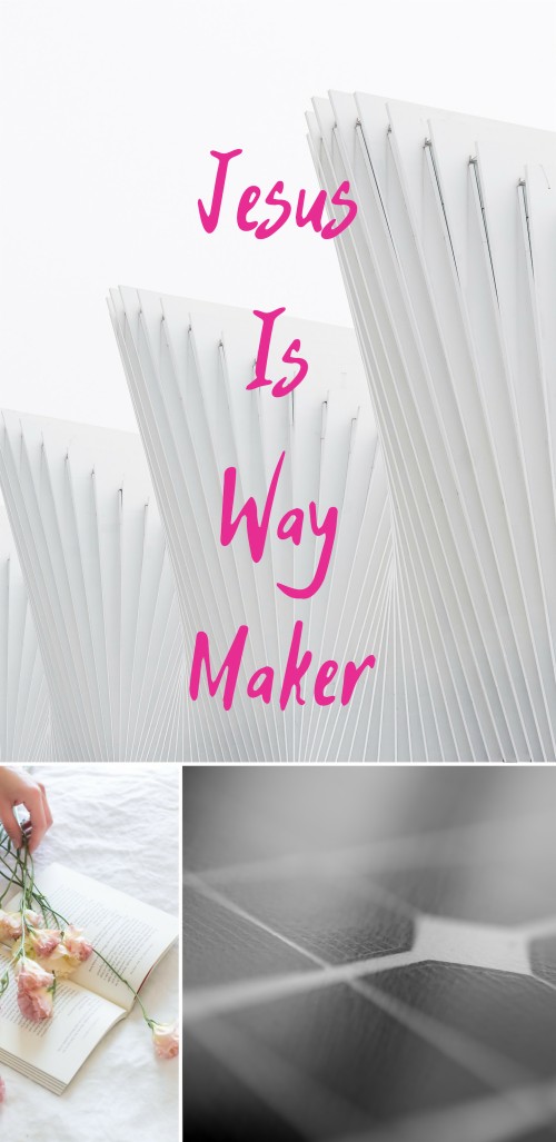 Jesus Is Way Maker Themed Free Multi-color Christian - Graphic Design ...