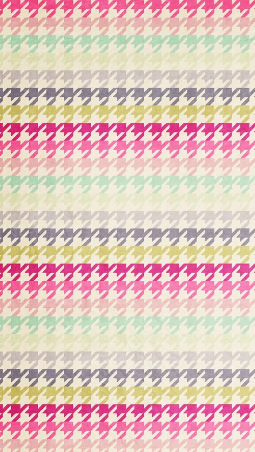Houndstooth Iphone (#3269192) - HD Wallpaper & Backgrounds Download