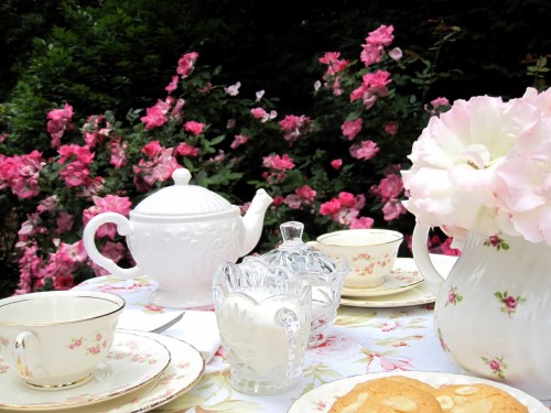 Photo Wallpaper Flowers, Style, Berries, Tea, Lamp, - Tea (#3270698 ...