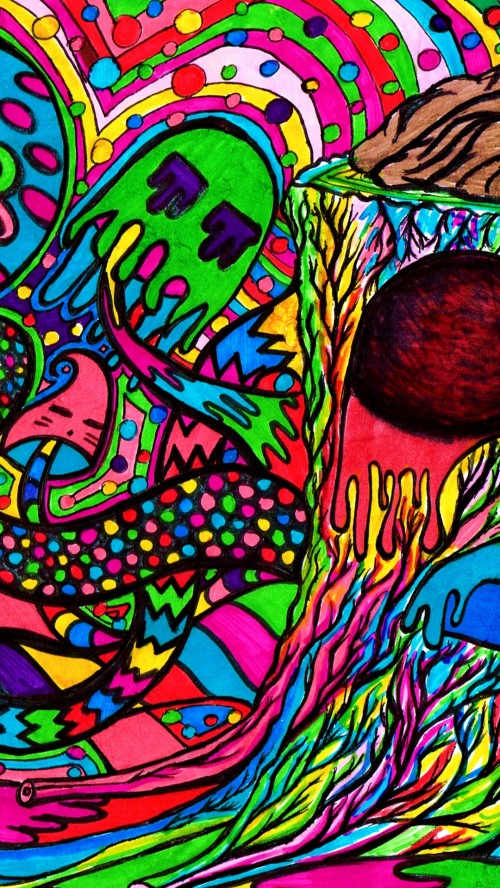 Trippy Weed Hd Wallpaper Android, Amazing Hd Wallpaper - Trippy Home ...