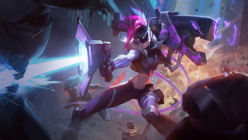 Shoot Them Art - Jinx Proyecto Splash Art (#3286253) - HD Wallpaper ...