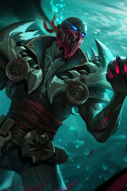 Blood Moon Pyke, Artwork, League Of Legends, Lol, Champion - Splash Art ...