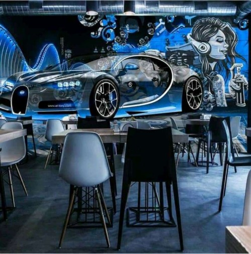 Costum Wallpaper Gorden Gordyn 3d Lebih Nyata - Bugatti Graffiti ...