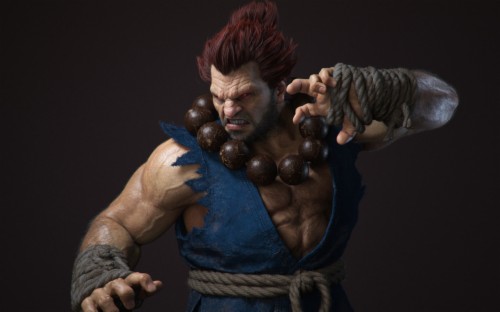 Akuma Was Revealed For Street Fighter V During The - Akuma Raging Demon ...