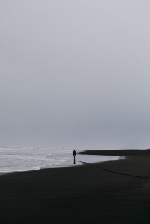 Sea Silhouette Loneliness Lonely Surf - Lonely Hd (#401035) - HD ...