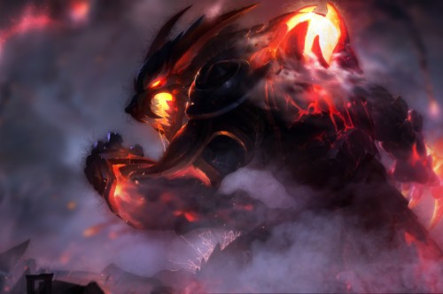Firefang Warwick - Lol Warwick Skin (#428033) - HD Wallpaper ...