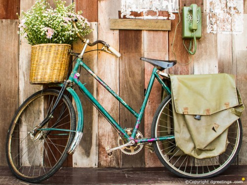 Vintage Wallpapers - Bicycle Backdrop (#497793) - HD Wallpaper ...