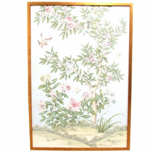 Framed Wallpaper Panels - Framed Wallpaper Panels At Fireplace ...