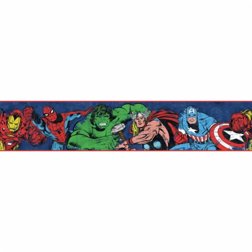 Download York Wallcoverings Disney Kids Iii Marvel Characters - Marvel ...
