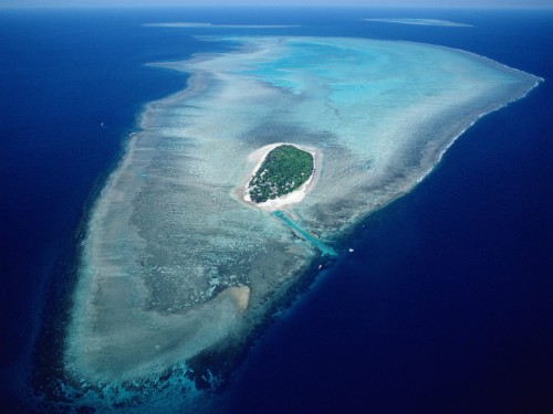 Aerial View Of Monu Island Wallpaper Fiji Islands World - Monu Name ...