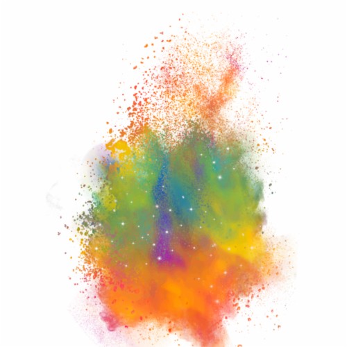 Color Dust Explosion Png - Transparent Holi Color Png (#553444) - HD ...