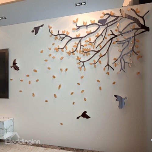 Leafy Trees White Wall Sticker - White Tree Wall Stickers Uk (#555678 ...