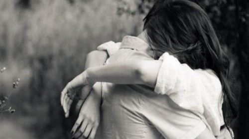 Romantic Hug Wallpaper - Romantic Couple Without Face (#575386) - HD ...