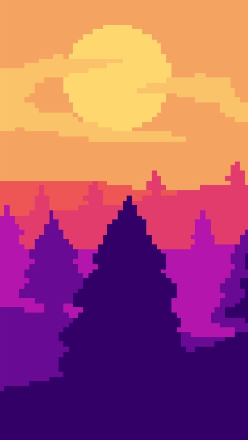 Pixel Phone Wallpaper - Pixel Art Background Landscape (#63519) - HD ...