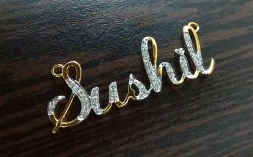 Sushil Diamond Name Pendant - Sushil Name (#678224) - HD Wallpaper ...