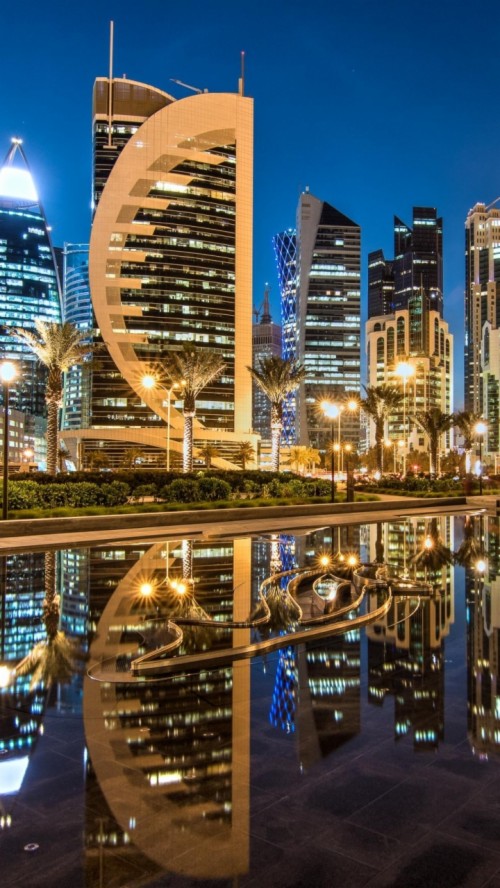 Man Made / Doha Mobile Wallpaper - Condom Building In Qatar (#775348 ...