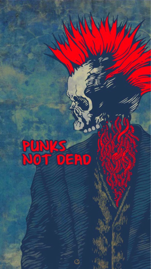 Punks Not Dead Phone (#787575) - HD Wallpaper & Backgrounds Download