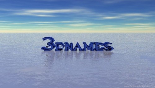 3d Name Wallpapers Make Your Name In 3d Desktop Background - Sea ...