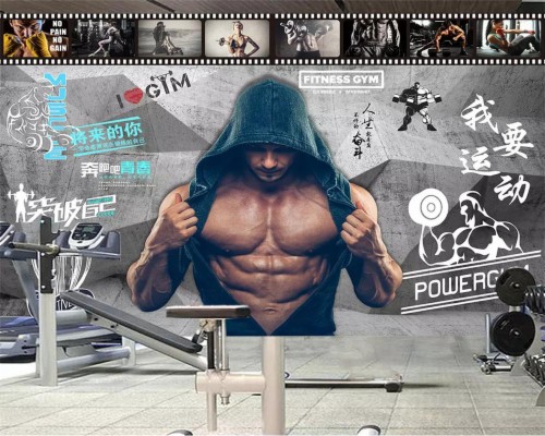 Custom Fashion Classic Wallpaper Retro Nostalgic Fitness - Bodybuilding ...