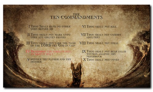 The Ten Commandments, Carved In Stone Tablets Motion - Ten Commandments ...