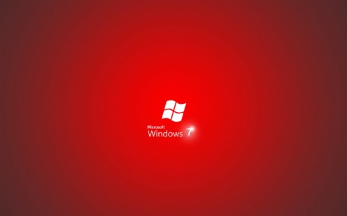 Windows 7 Red Edition High Definition Backgrounds - Windows 7 Red ...
