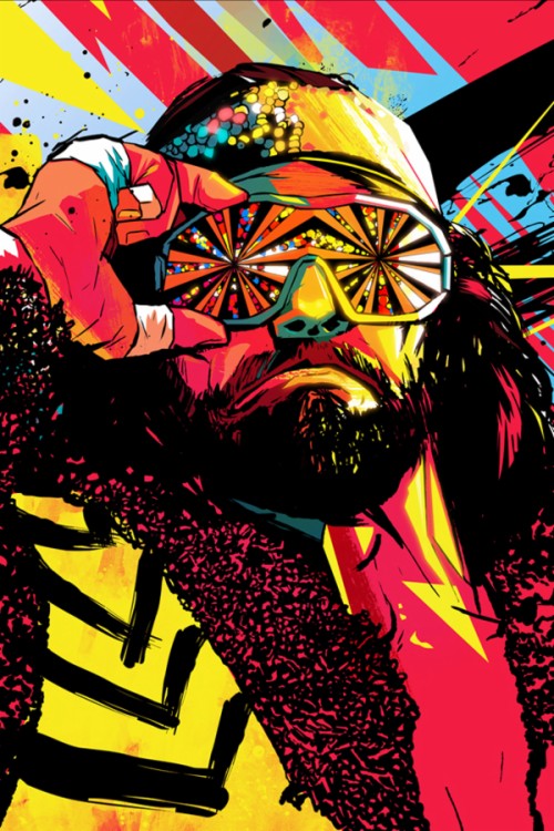 Macho Man Randy Savage Art (#93841) - HD Wallpaper & Backgrounds Download
