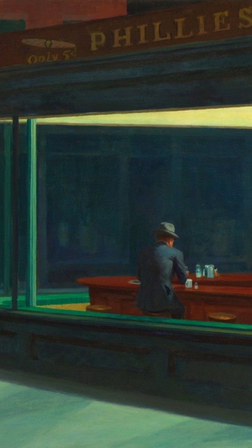 Edward Hopper Nighthawks - Nighthawks (#903171) - HD Wallpaper ...