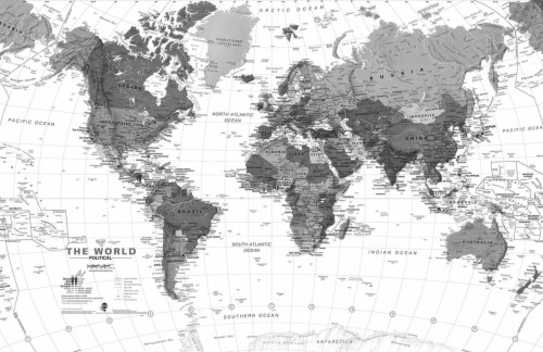 World Map Wallpaper, Textography World Map Wallpaper - World Map ...