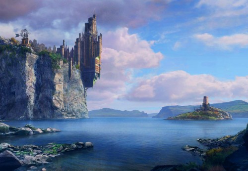 Castillo Flotante Wallpapers - Floating Castle (#960340) - HD Wallpaper ...