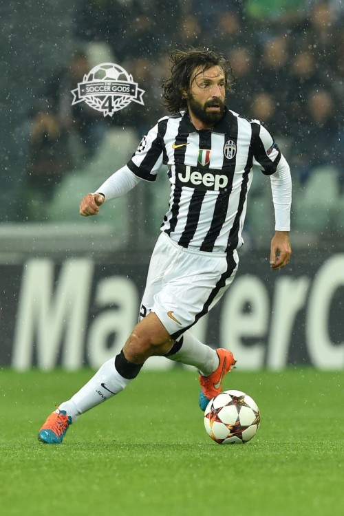 Andrea Pirlo Of Italy Wallpaper - World Cup Legends By Emilio Sansolini ...