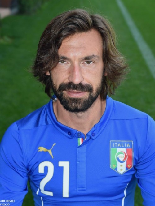 Andrea Pirlo Of Italy Wallpaper - World Cup Legends By Emilio Sansolini ...